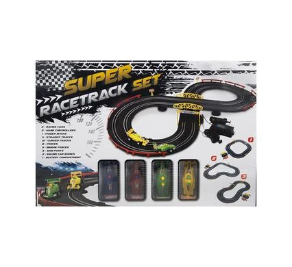 Battery Operated Racing Car Track-Set 36pc, 4 Cars To Race With ...